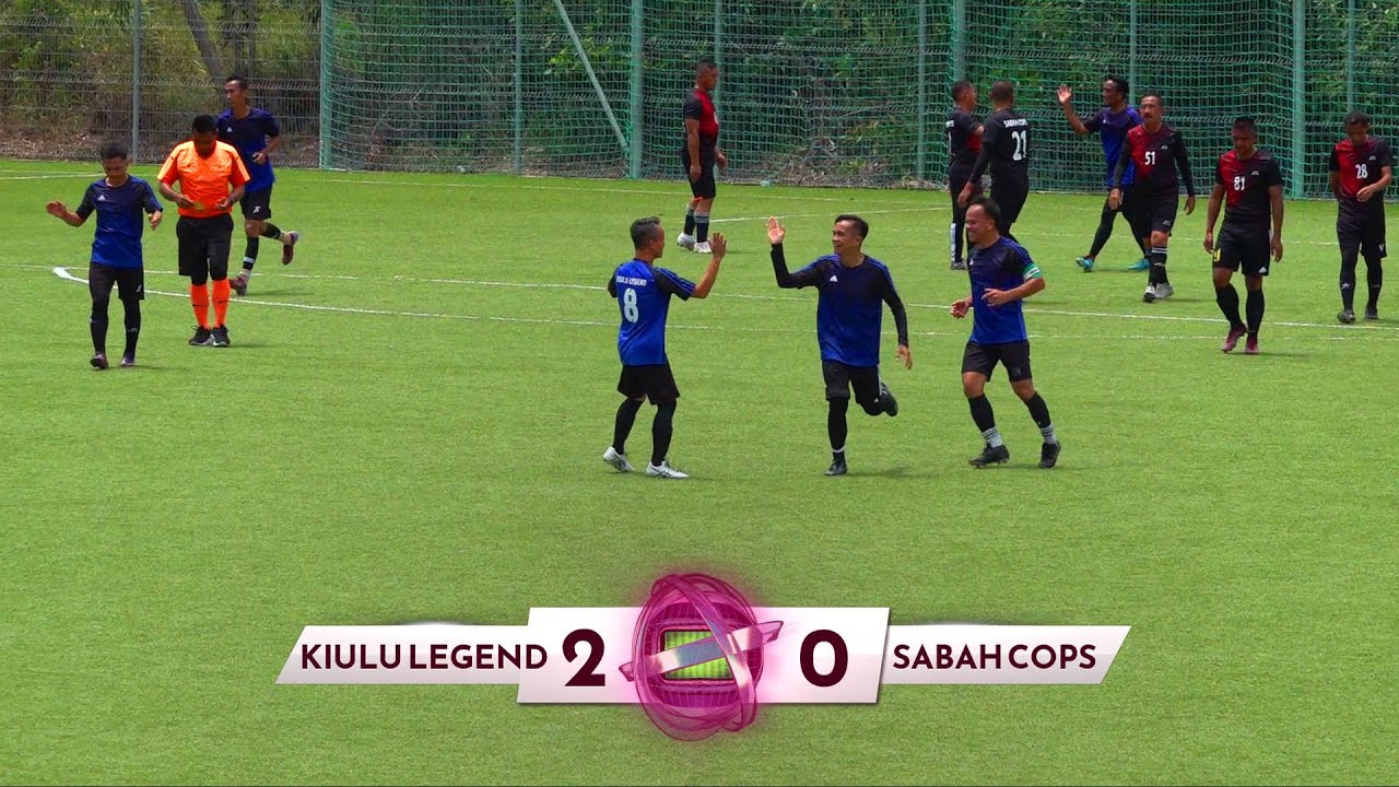 KIULU LEGEND 2 - 0 SABAH COPS | SEMI FINAL 2 | KEJOHANAN BOLA SEPAK AMAL VETERAN PIALA KUDUNG FC