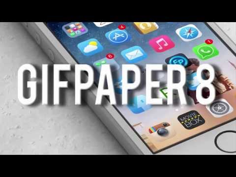 GIFPaper8 (iOS 8) - How to set gifs as wallpapers or lockscreen - Jailbreak Cydia Tweak
