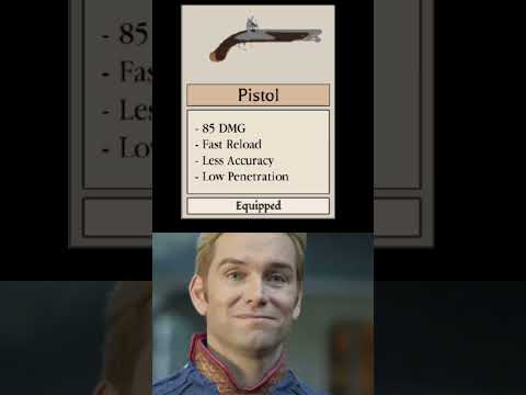 rating every weapon in Guts and Blackpowder