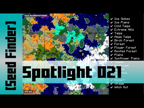 All Biomes within 2000 Blocks 4/20 [sZPeddy's Seed Finder] 21