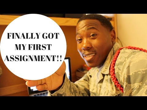 FINALLY GOT MY FIRST ASSIGNMENT #AIRFORCE #MILITARY