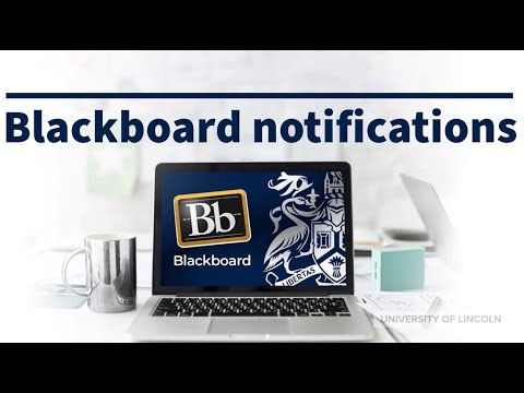 Blackboard Notifications | University of Lincoln