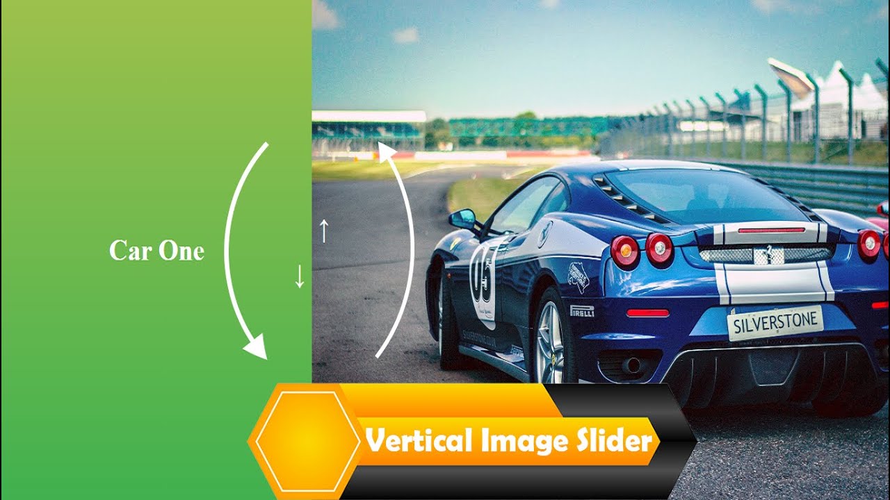 Vertical Image Slider with HTML CSS & JavaScript | Simple Image Slider in JavaScript