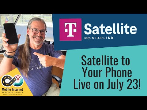 T-Satellite Coming July 23 - Starlink Satellite Messaging on Your Phone! Data in October!