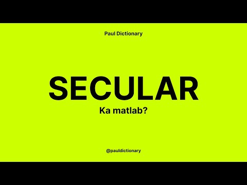 secular Meaning in Hindi/Urdu | Meaning of secular | secular ka matlab? | secular क्या है?