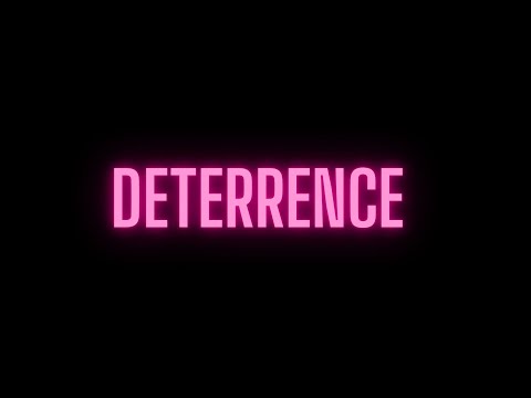 Deterrence Meaning -- Word (1)