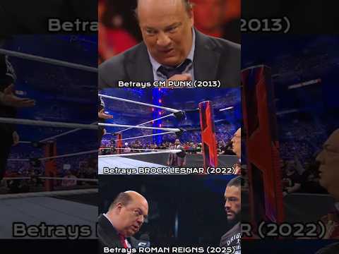 Paul Hayman betrays EVERYONE #wwe #sports #wrestling
