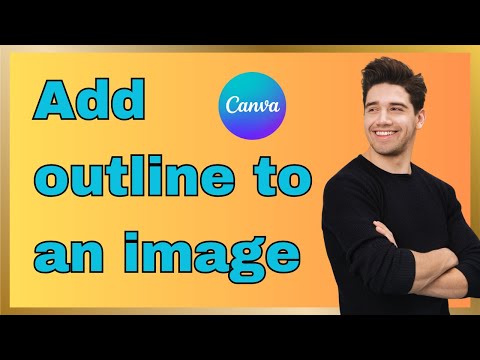How to add an outline to an image in Canva