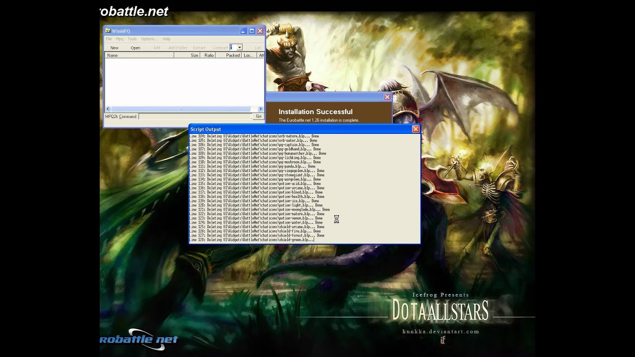 How to play DotA on eurobattle.net server