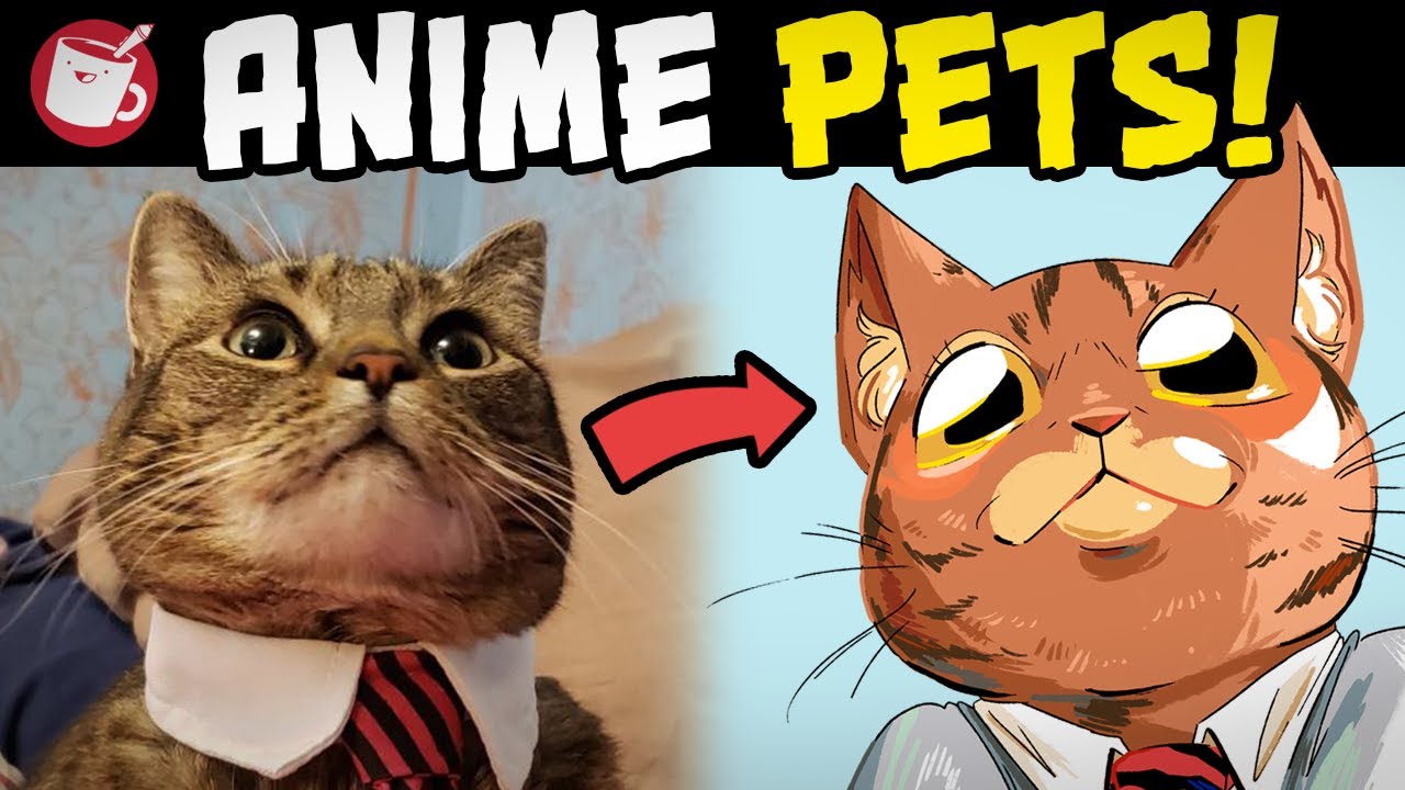 Artists Turn Pets Into Anime Characters