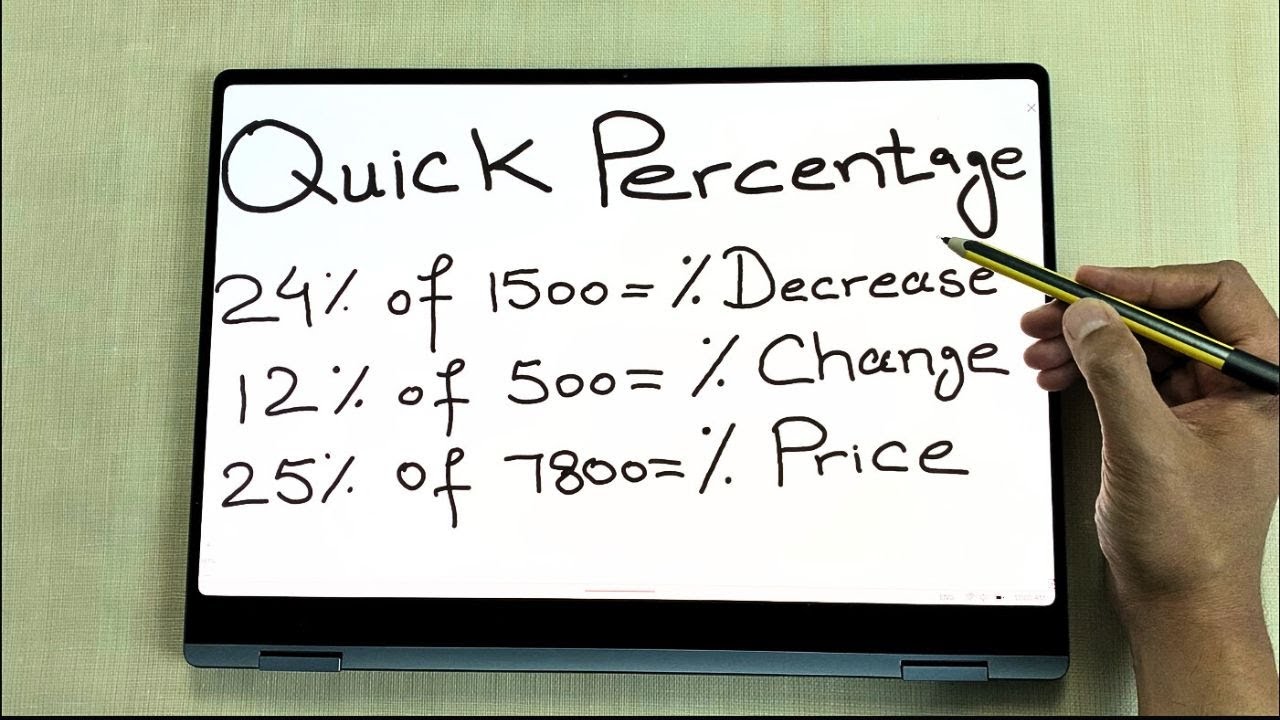 How to Quickly Calculate Percentages - Free Online Tool - 8 Powerful Features