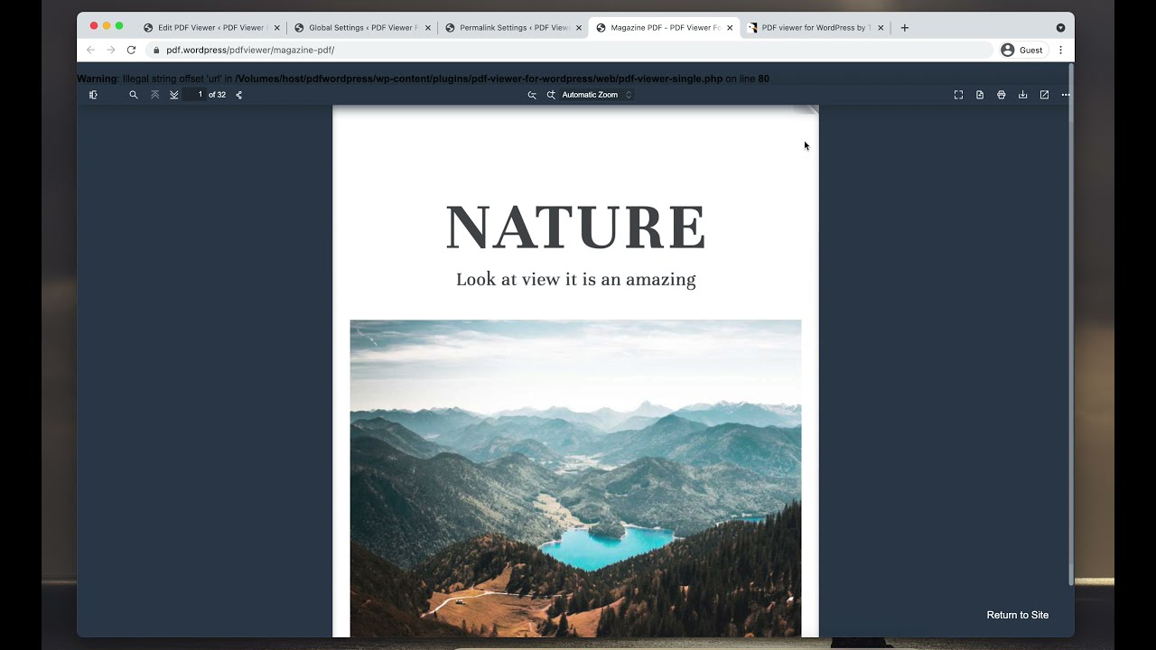 3. Creating Your first PDF Viewer
