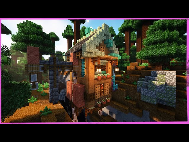 How to build a Ravine House Minecraft Map