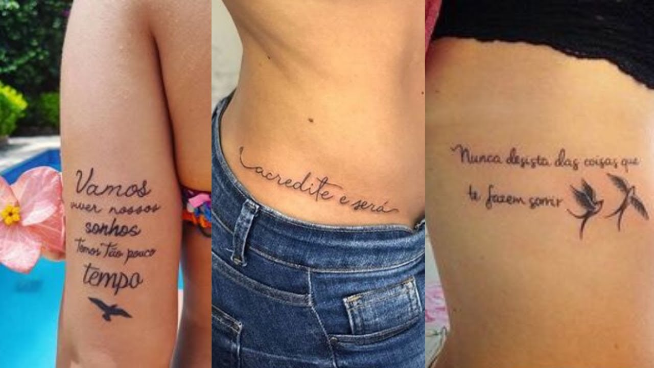 WOMEN'S TATTOO I 50 TATTOOS WITH AMAZING PHRASES FOR EVERY WOMAN TO BE INSPIRED I DIDA OLIVER ❤️