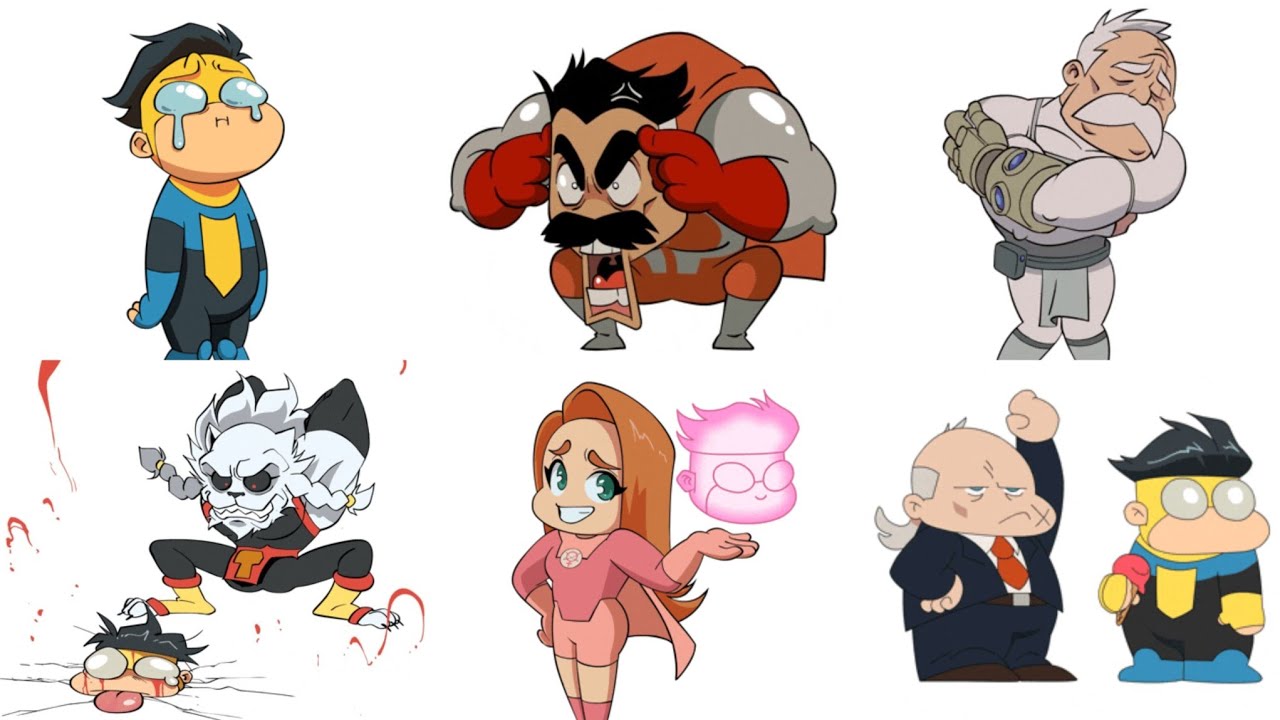 Invincible VS - All Loading Screen Characters Animations