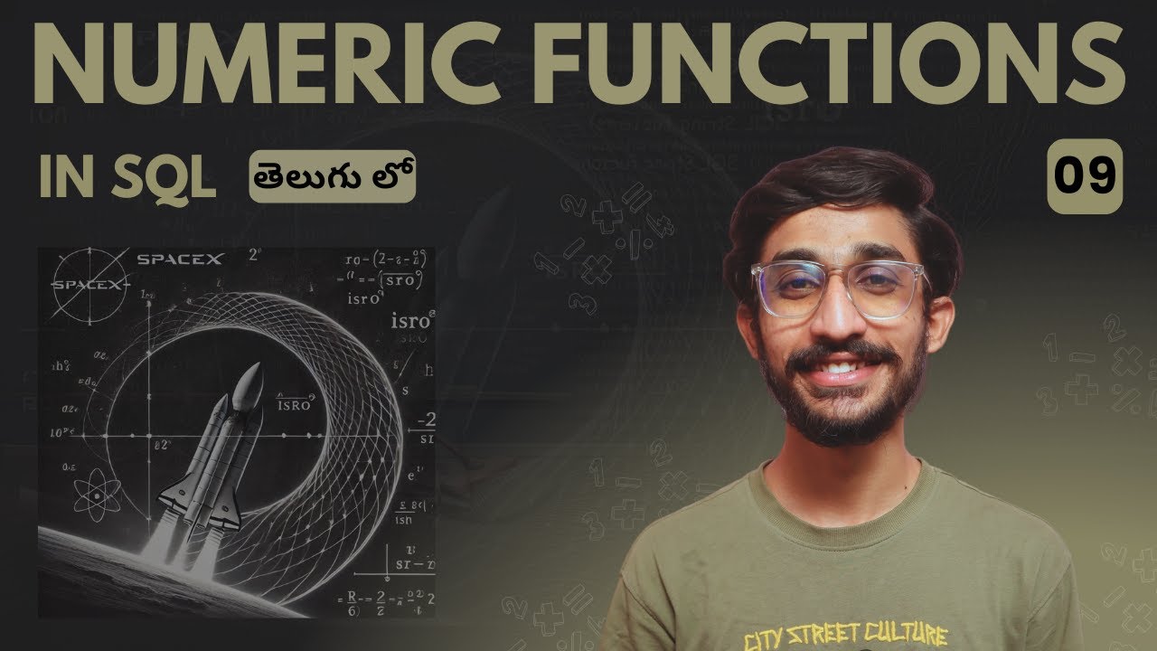 Numeric Functions in SQL | Telugu | uday