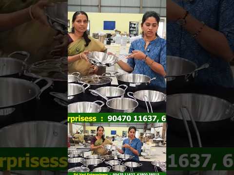 Direct cookware manufacturers in coimbatore 😱😍 #shorts #trending #thetalkingpenguin