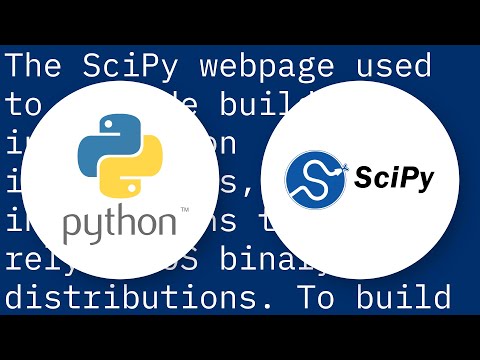 Does Python SciPy need BLAS?