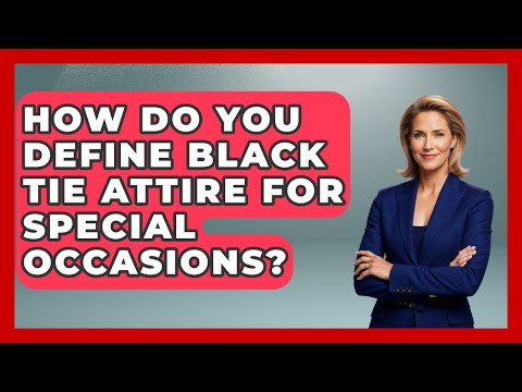 How Do You Define Black Tie Attire For Special Occasions? - Designer Brands Spotlight