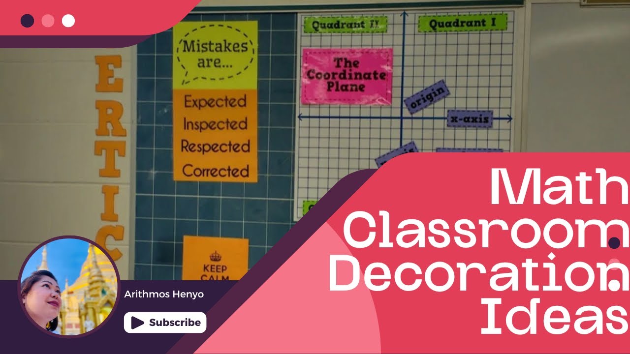 Math Classroom Decoration Ideas 1