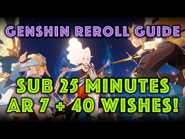 Rerolling in Genshin Impact: Everything you need to know