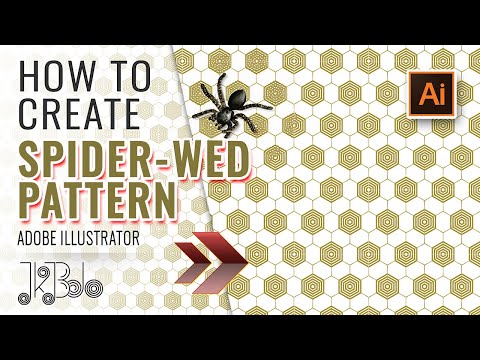 Spider Web Pattern | Seamless Pattern | Adobe Illustrator | JKJBdo