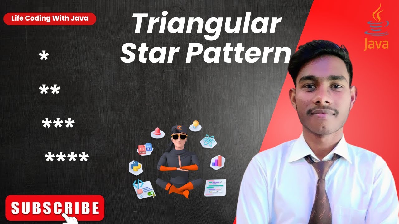 Code : Triangular Star Pattern || coding ninjas || java