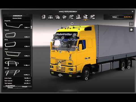 Euro Truck Simulator 2 Volvo FH12 Tandem + ฤฐnterior Download Link v1.14