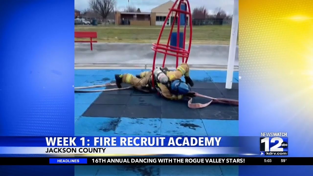 Recruit training at Jackson County Fire District 3