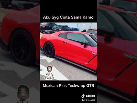 GTR R35 Mexican Pink Sticker Wrap - Story @DrManTtdi