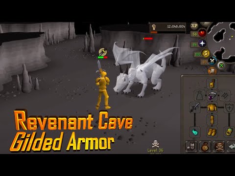 Gilded Armor in Revenant Cave vs Revenant Dragon with Bandos Godsword OSRS