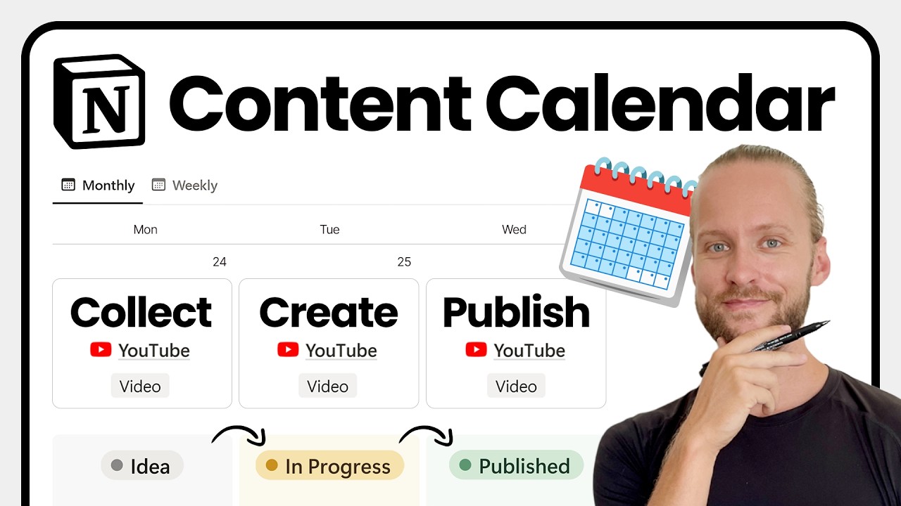 The ULTIMATE Notion Content Calendar | Tutorial + Free Template