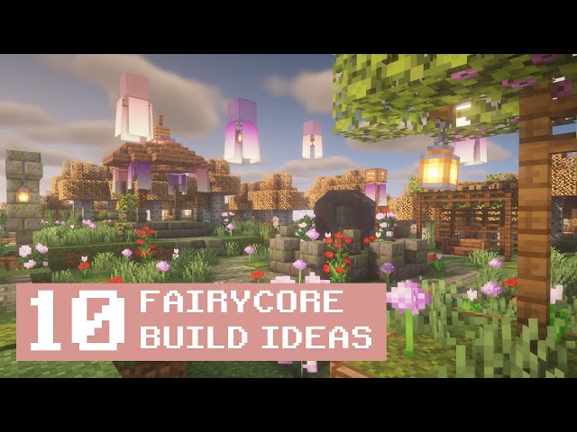 10 Simple Fairycore Outdoor Decoration Ideas Minecraft Map
