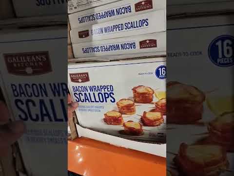 Costco has bacon wrapped scallops!! #shorts