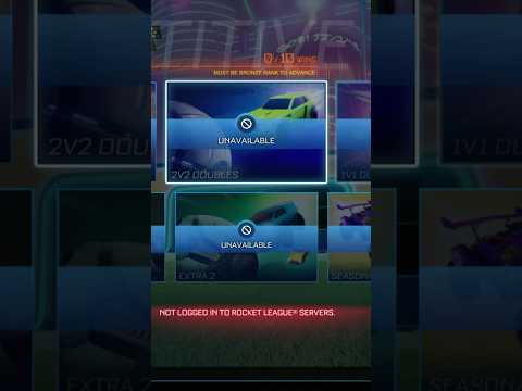 Rocket league servers down right now. Epic games fix your game.