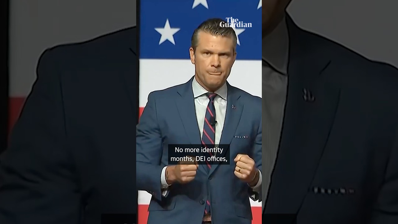 Hegseth declares war on racial and gender diversity efforts in US military
