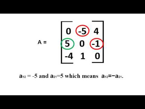 Skew-Symmetric Matrix