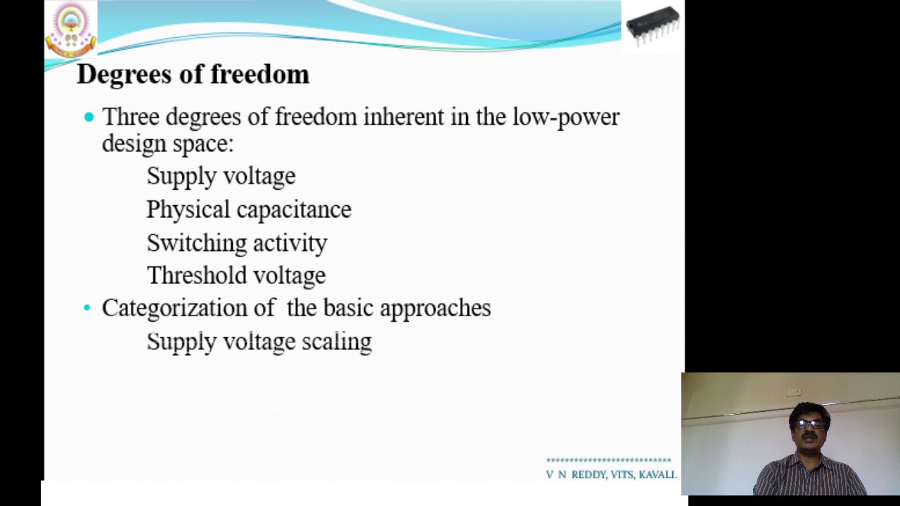 LPVLSI UNIT I 3 Design Approaches for Low power
