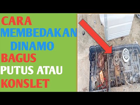 MUDAH,CARA MEMBEDAKAN DINAMO BAGUS ATAU KONSLET TANPA MEMBONGKAR