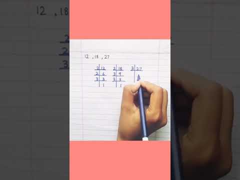 LCM by Prime Factorisation Method #shorts