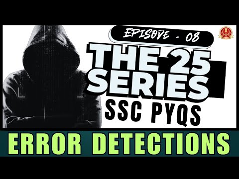 25 Questions= 25 Concepts | Error Detection PYQs | SSC PYQs | QEng