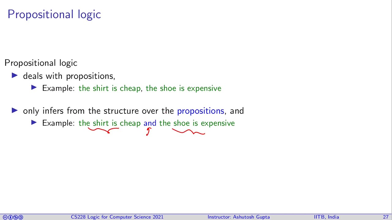 Lecture 01-2 Introduction to propositional logic and first-order logic