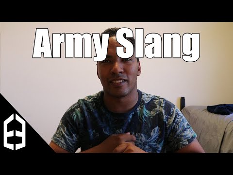 Slang Words in the Army!