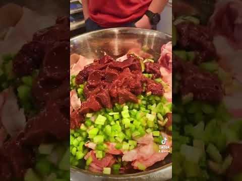 Homemade Boudin