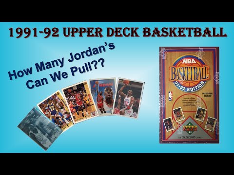 1991-92 Upper Deck Basketball Box | This set is loaded with Michael Jordan Cards