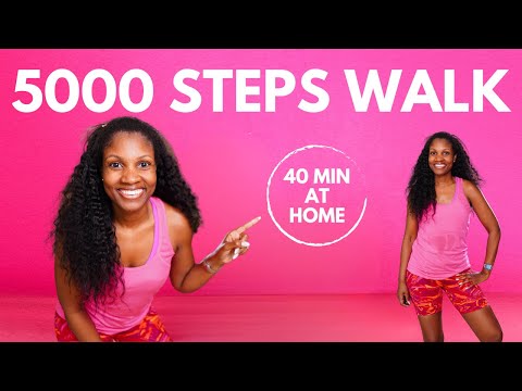 5000 Steps Workout | 2 Mile Walk | Moore2Health