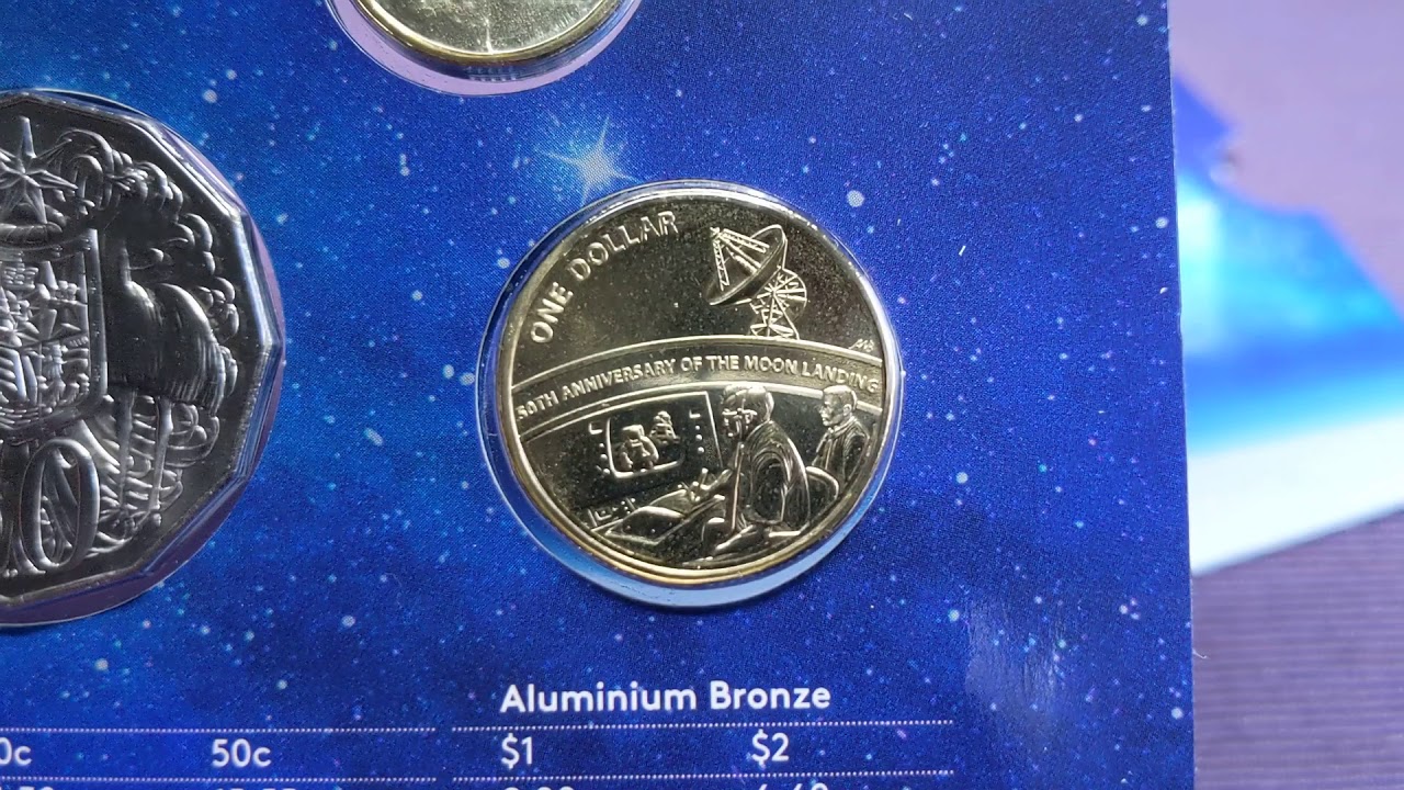 Australian Coins - 2019 Mint Set 50th Anniversary of the Moon Landing