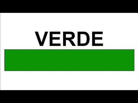 Colors in Spanish ~Flashcards With Pronunciation