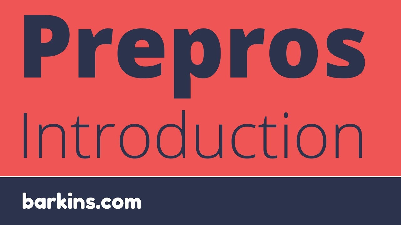 Prepros Introduction