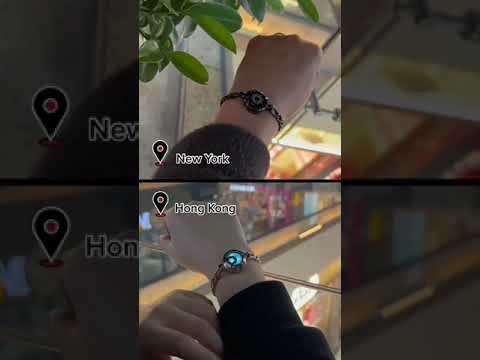TOTWOO Long Distance touch Light up&Vibrate Bracelets for Couples,Long Distance Relationship Gift